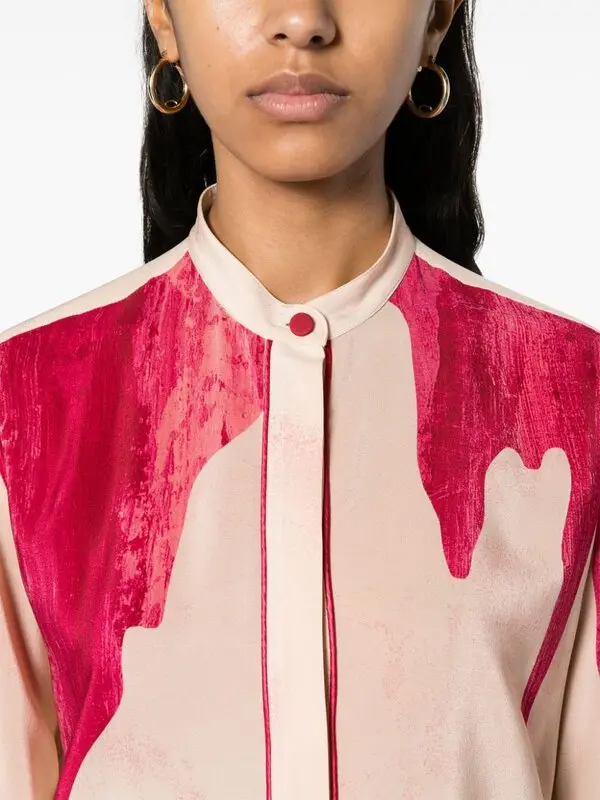 F.R.S FOR RESTLESS SLEEPERS Printed Crepe De Chine Shirt