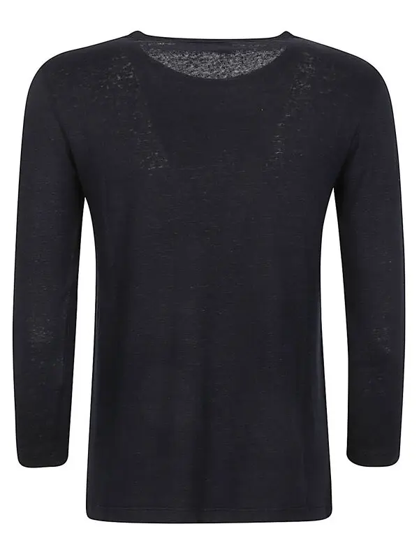 BASE Linen Jersey Long Sleeve T-shirt