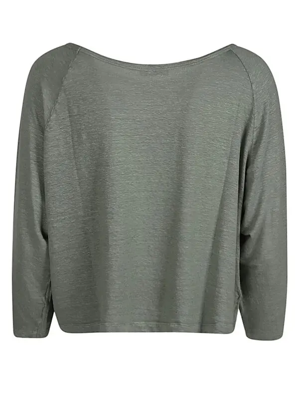 BASE Name Linen Boat Neck Sweater