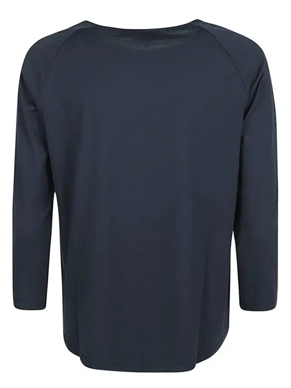 BASE Cotton Crewneck Sweater - Blue