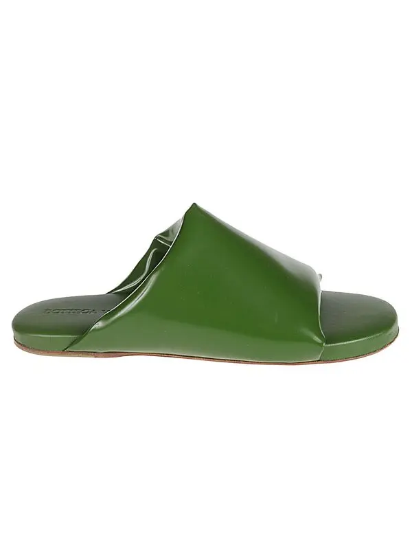 Bottega Veneta Cushion Flat Sandals - Green