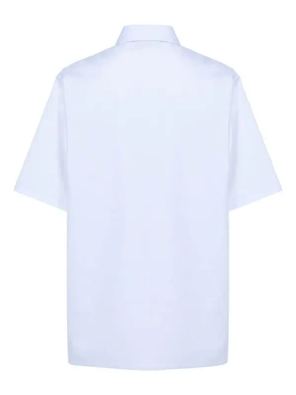 DARKPARK Oversized Cotton Shirt - Clear Blue