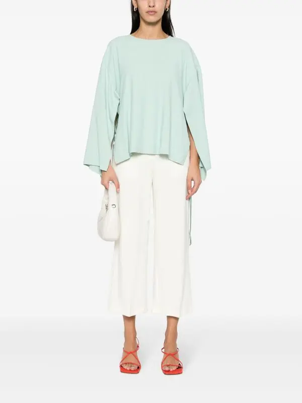 Erika Cavallini Wide Leg Trousers - White