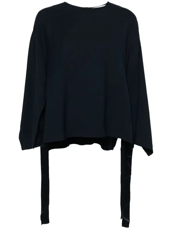 Erika Cavallini Cady Texture Blouse - Blue