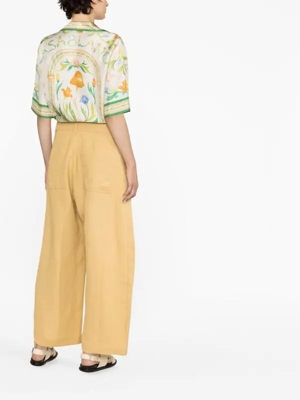STUDIO NICHOLSON PRE Studio Nicholson Wide Leg Cropped Trousers