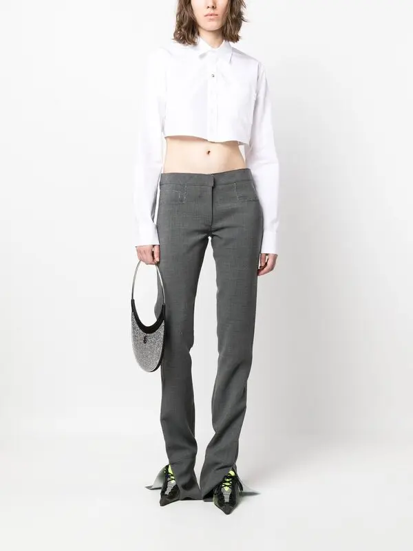 Coperni Cotton Cropped Shirt