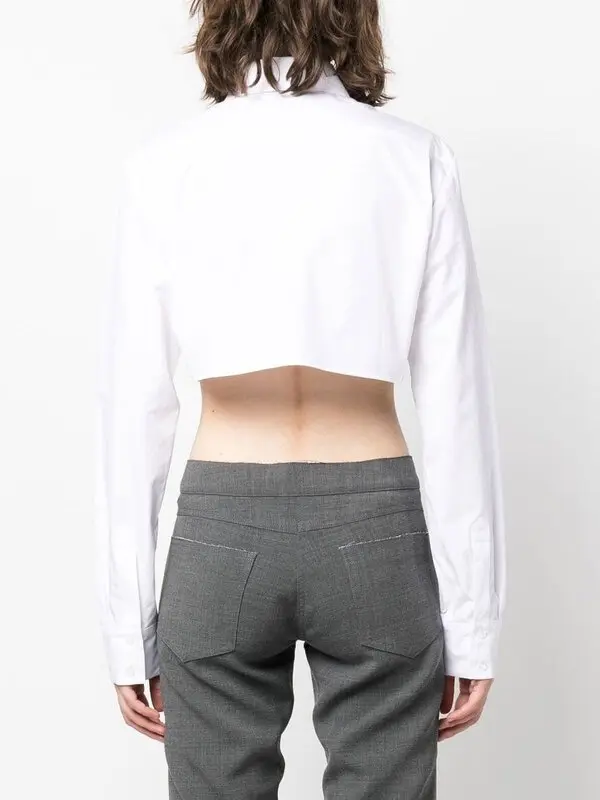 Coperni Cotton Cropped Shirt