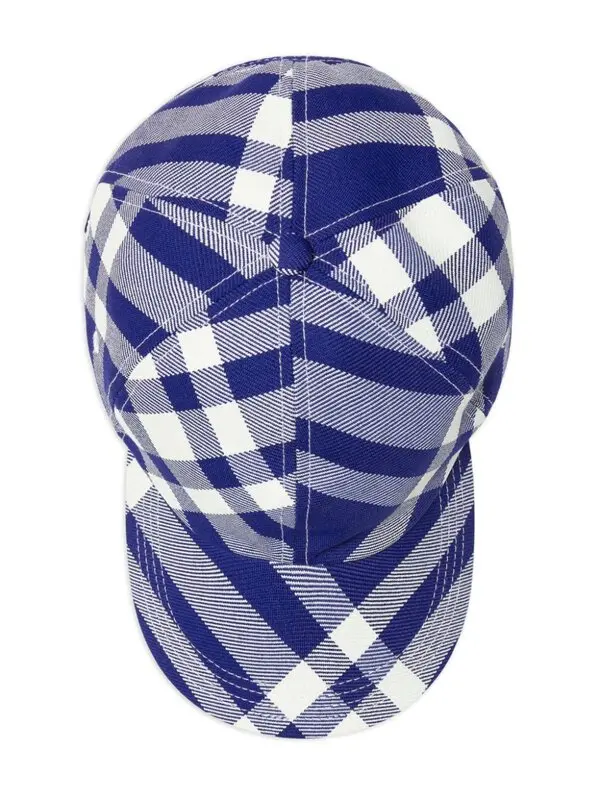 Burberry Check Motif Baseball Cap
