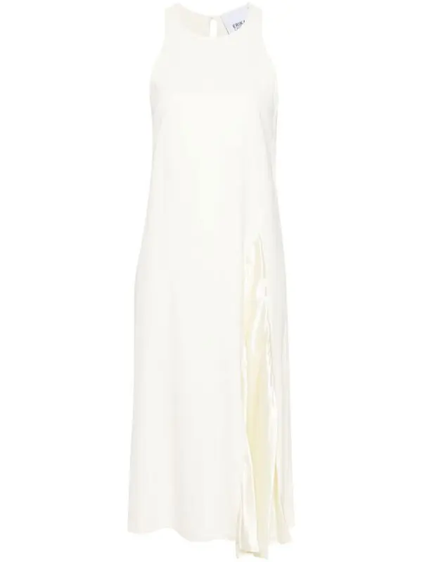Erika Cavallini Sleeveless Midi Dress - White