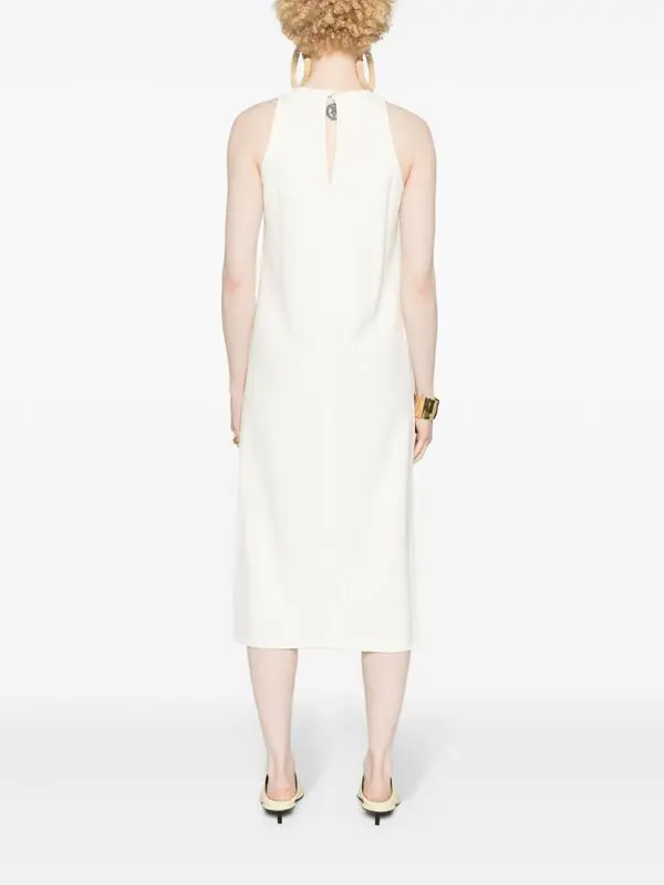 Erika Cavallini Sleeveless Midi Dress - White