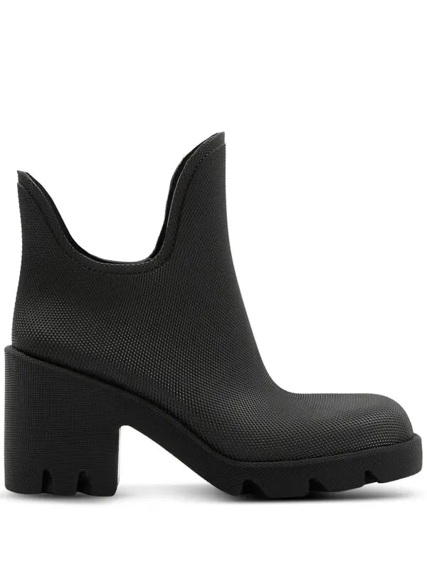 Burberry Marsh Rubber Ankle Boots - Black