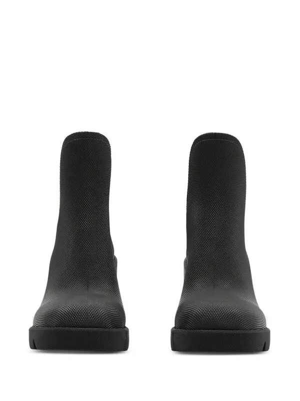 Burberry Marsh Rubber Ankle Boots - Black