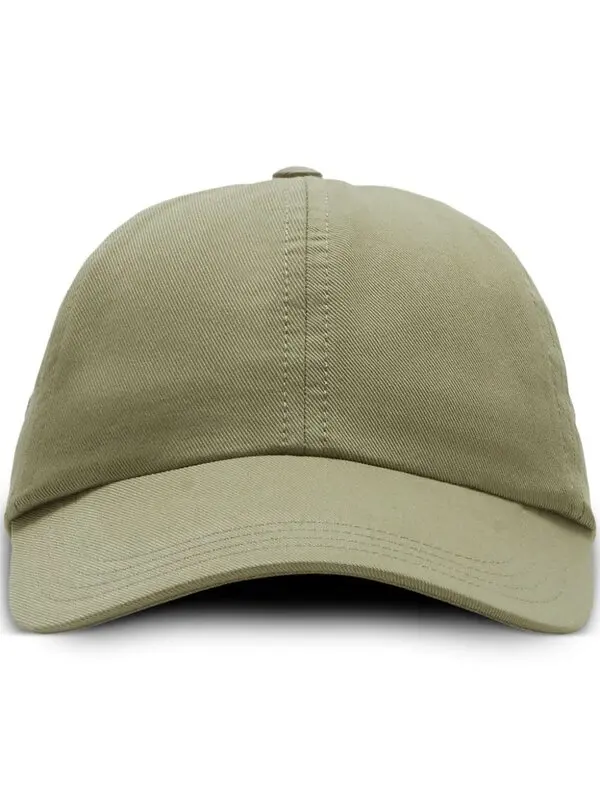 Burberry Ekd Logo Cotton Baseball Cap - Beige