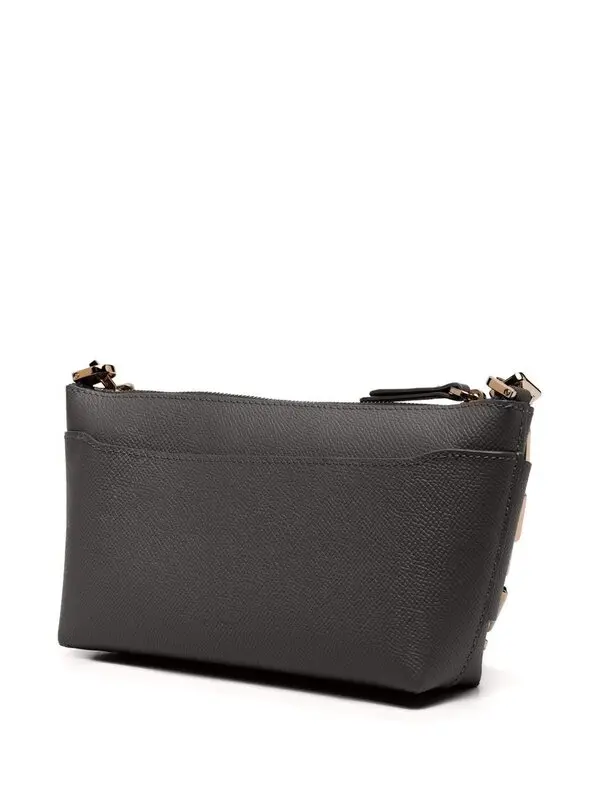 Boyy Buckle Pouchette Epsom Leather Handbag - Black