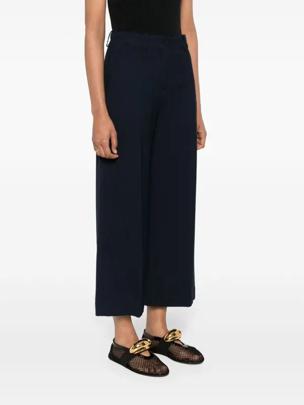 Erika Cavallini Wide Leg Trousers - Blue