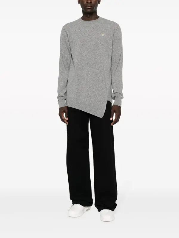 Comme Des Garçons X Lacoste Asymmetric Wool Jumper