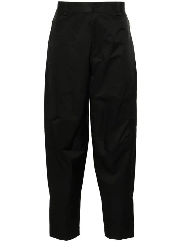 LANVIN Cotton-blend Biker Trousers - Black