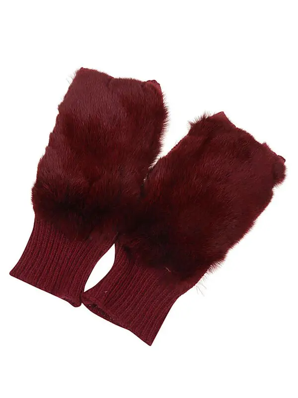 ALPO Shearling Gloves - Red