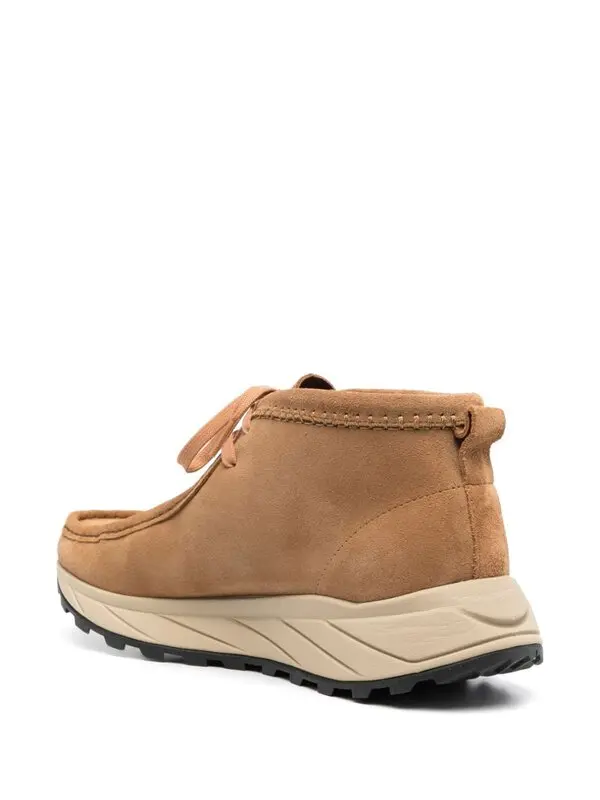 Clarks Wallabee Suede Leather Shoes - Beige