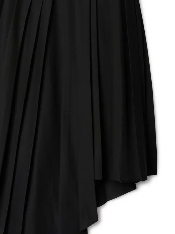Off-White Belted Pleated Skirt