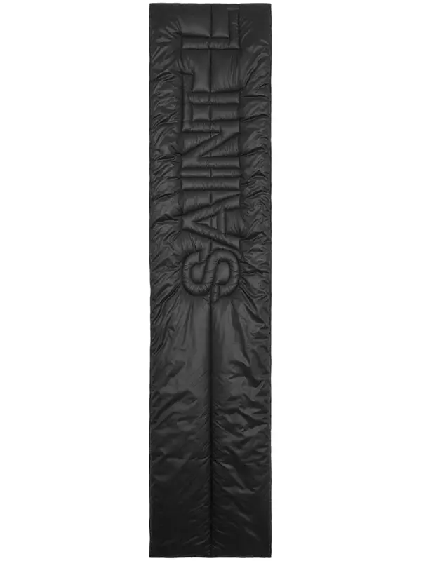 Saint Laurent Logo Padded Scarf - Black