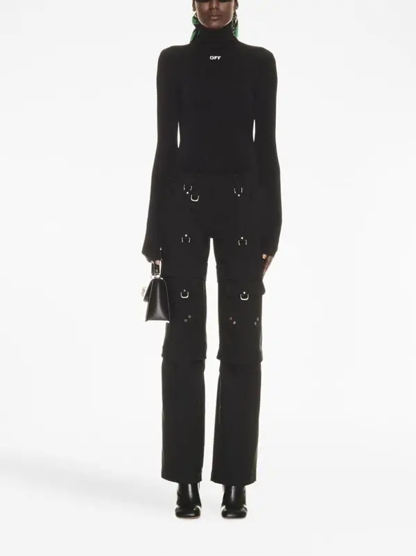 Off-White Wool Cargo Trousers