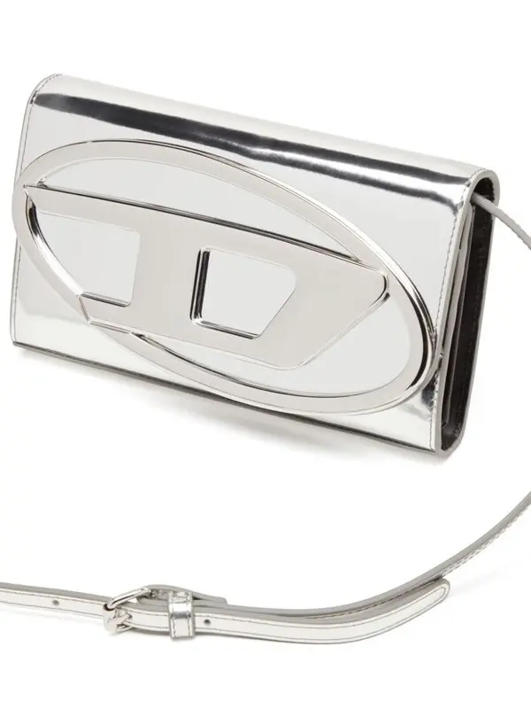 DIESEL® 1 Dr Wallet On Chain - Silver