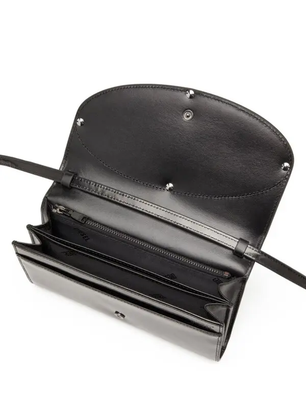 DIESEL® 1 Dr Wallet On Chain - Black