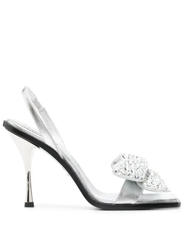 Dsquared2 Rhinestone Embellished Heeled Sandals