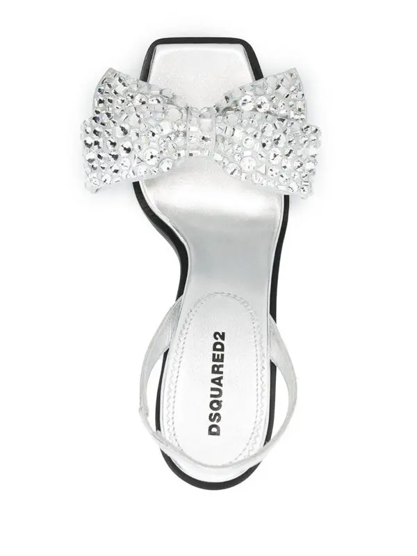 Dsquared2 Rhinestone Embellished Heeled Sandals