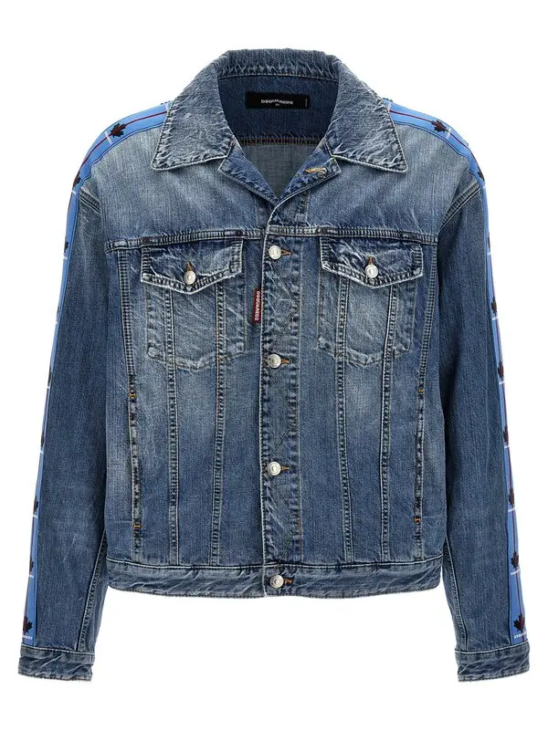 Dsquared2 Dan' Denim Jacket - Light Blue