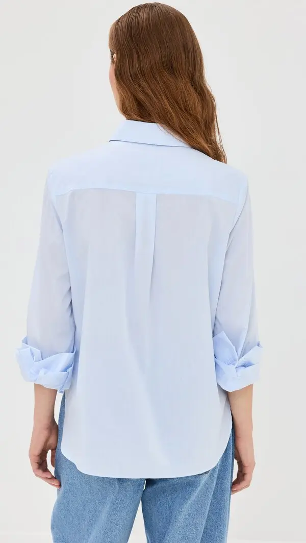 TWP Boyfriend Shirt - Baby Blue