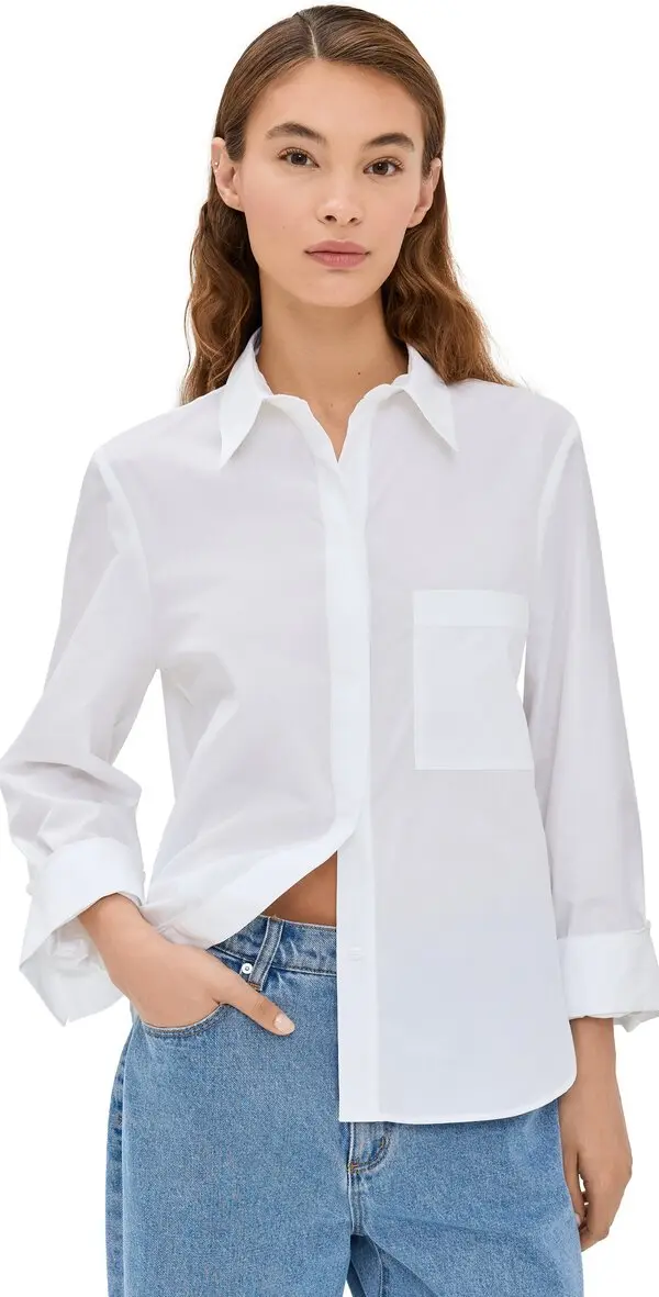 TWP Boyfriend Shirt - White