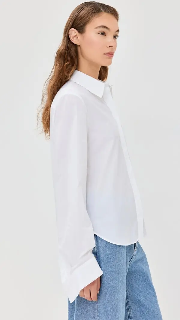 TWP Boyfriend Shirt - White