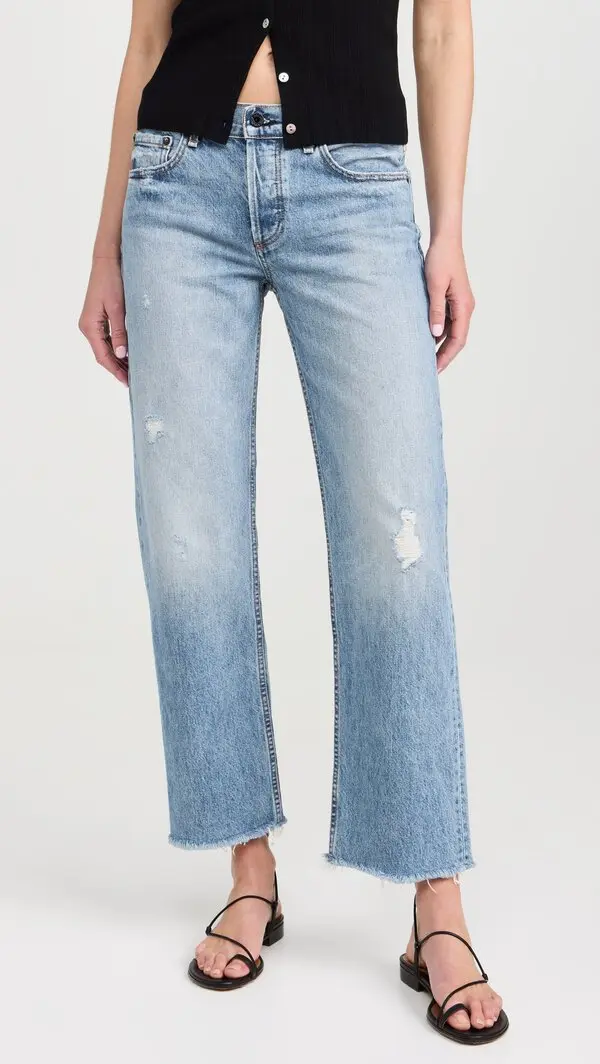 ASKK NY Low Rise Straight Jeans - Berkley