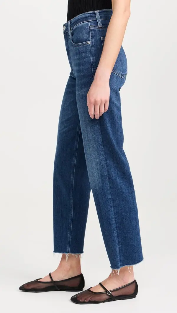 Citizens Of Humanity Palma Straight Leg Jeans With Raw Edge Hem - Ambry