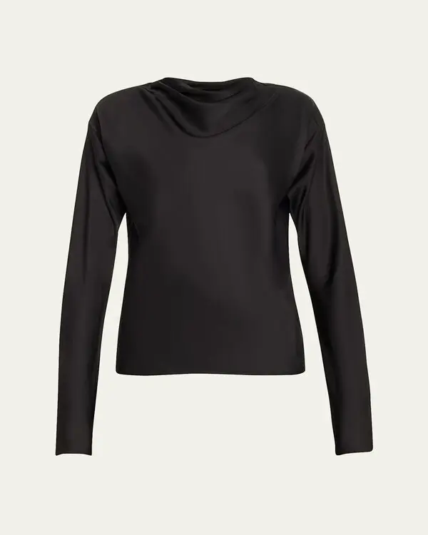 A.L.C. Georgia Cowl-neck Top