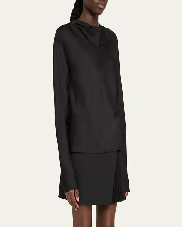 A.L.C. Georgia Cowl-neck Top