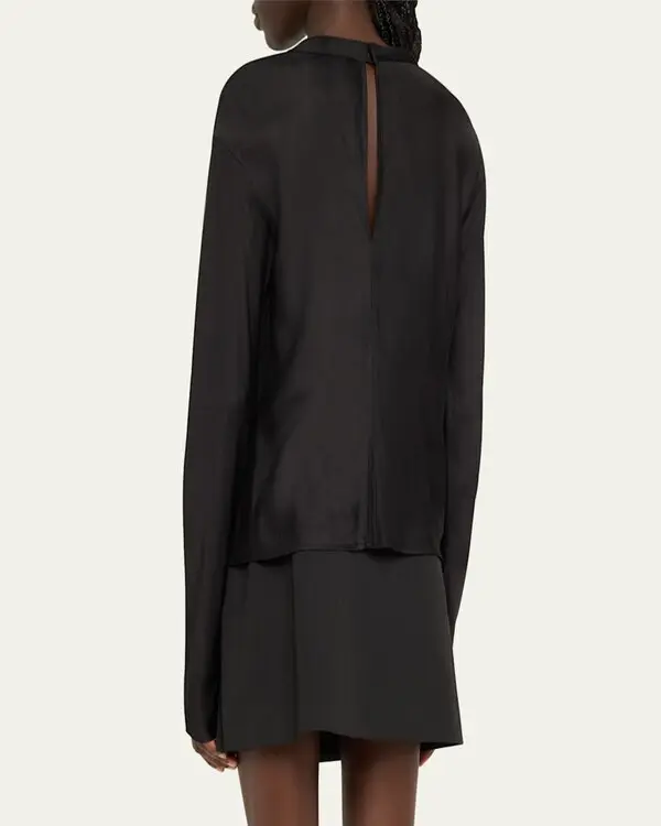 A.L.C. Georgia Cowl-neck Top