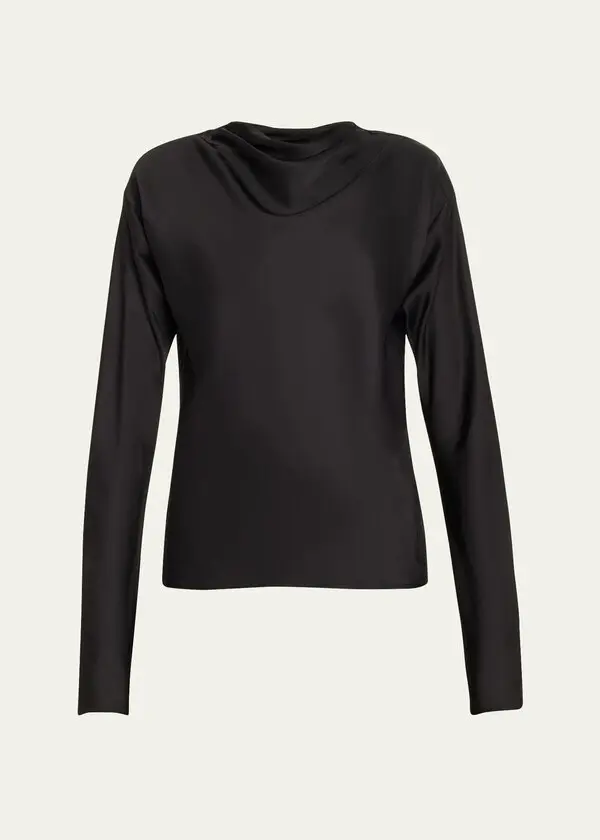 A.L.C. Georgia Cowl-neck Top