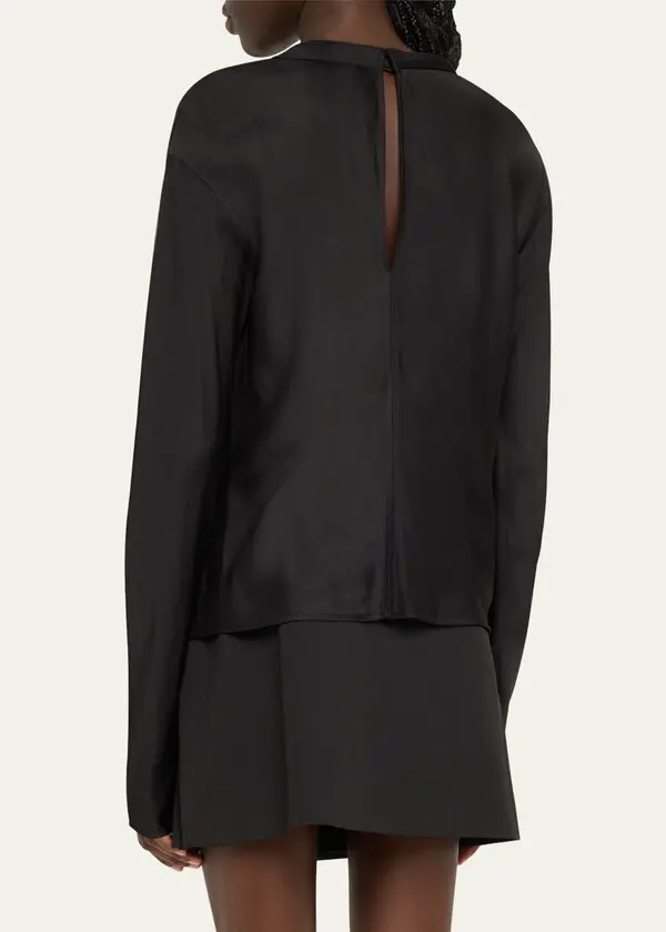 A.L.C. Georgia Cowl-neck Top