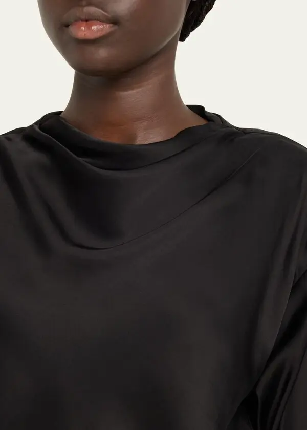 A.L.C. Georgia Cowl-neck Top