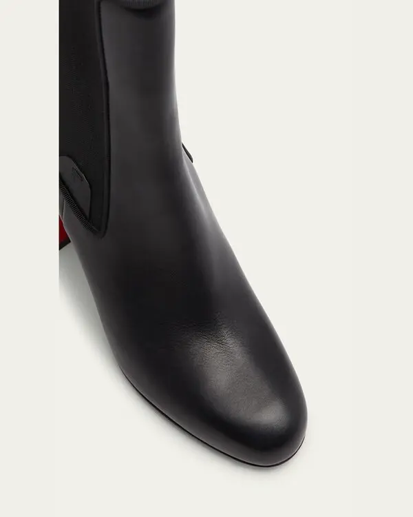 CHRISTIAN LOUBOUTIN 85mm Turelastic Ankle Booties - Black