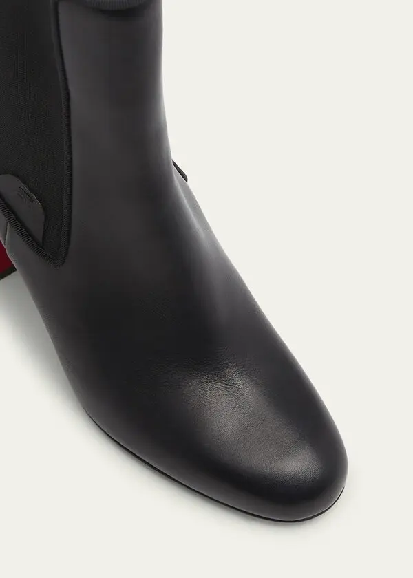 CHRISTIAN LOUBOUTIN 85mm Turelastic Ankle Booties - Black