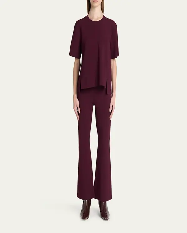 Stella McCartney Flared Knit Trousers