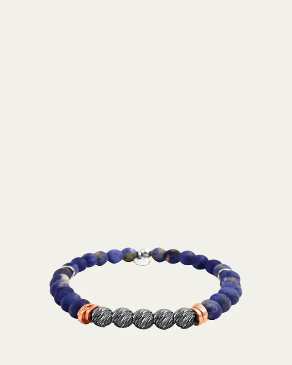 Tateossian Sodalite Bead Bracelet - Blue