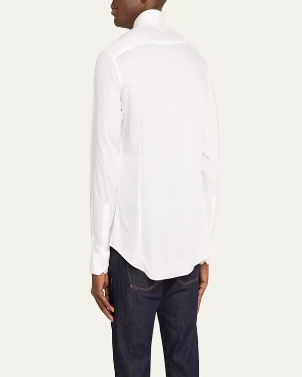 Giorgio Armani Solid Tencel Sport Shirt