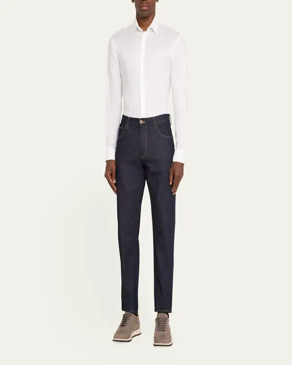 Giorgio Armani Solid Tencel Sport Shirt