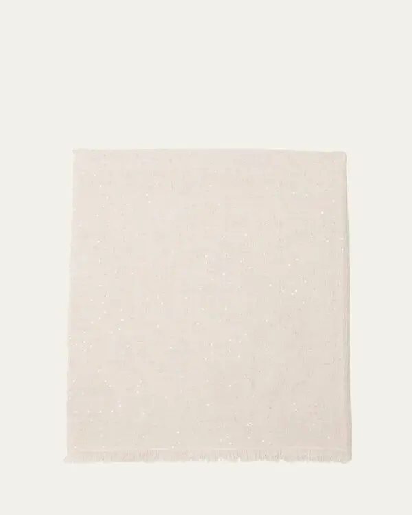 Brunello Cucinelli Frayed Cashmere Scarf