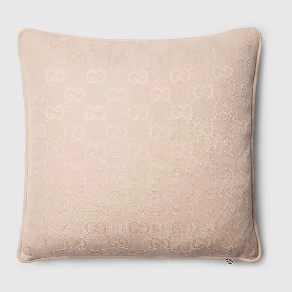 Gucci Gg Viscose Cushion - Neutral